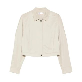 Low Classic Buttoned Jacket - - Jackets - Damen - Beige - L