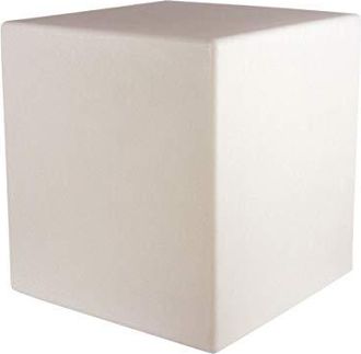 8 Seasons design Solar Würfel 43 cm, Shining Cube (sand) LED warmweiß, Dämmerungssensor - wetterfest - Solarlampe für außen (Garten, Terrasse, Balkon) - Beistel