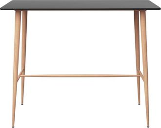 vidaXL Bartisch Schwarz 120x60x105 cm Vidaxl