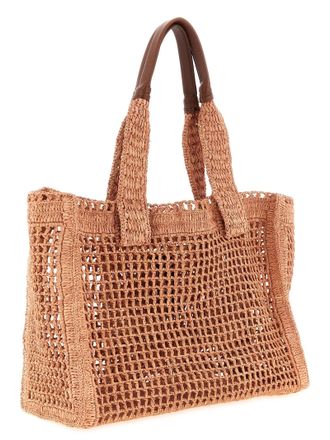 Chlo&eacute; Raffia Tote Bag - Multicolor