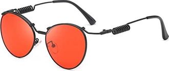 Generic Lunettes De Soleil Dextérieur En Métal For Hommes Et Femmes, For Les Vacances, Déplacements Quotidiens La Conduite(Red)