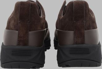 Ermenegildo Zegna Triple Stitch Sneakers - Brown