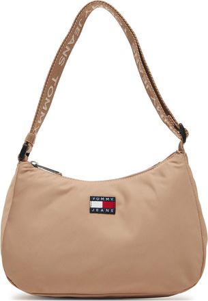 Tommy Jeans Handtasche Tommy Jeans Tjw Ess Daily Shoulder Bag AW0AW17888 Beige