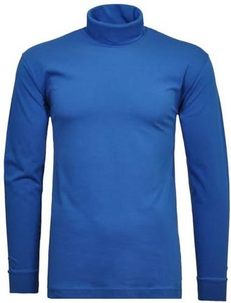 Ragman T-shirt basique à col roulé à manches longues pour homme, Admiral-718, XXL