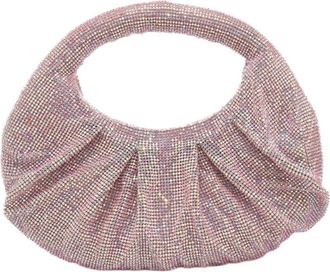 twentyfour Femme, Sacs, Rose, Taille: ONE Size Sac &agrave; main en maille et strass