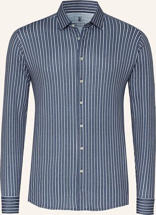 DeSoto Desoto Jerseyhemd Slim Fit blau