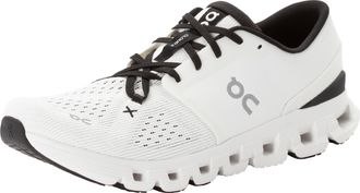 On Running Sneaker ON RUNNING Cloud X 4, Herren, Gr. 40,5, ivory, schwarz, Textil, Schuhe Sneaker, Topseller