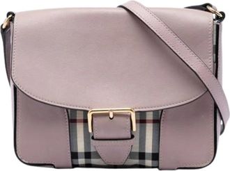 Burberry Pre-owned Sac bandouli&egrave;re Dickens - Femme - Pre-owned - Rose - Taille: ONE Size