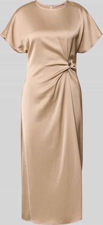 Christian Berg Cocktail Cocktailkleid mit Raffung und Kapp&auml;rmeln