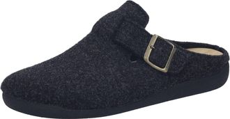 Josef Seibel Herren Pantoffeln Carson.01,Weite G (Normal),Wechselfußbett,Backless Slipper,Gartenschuhe,Puschen,finken,anthrazit,41 EU