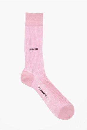 Dsquared2 Long Ribbed Cotton Socks size 42