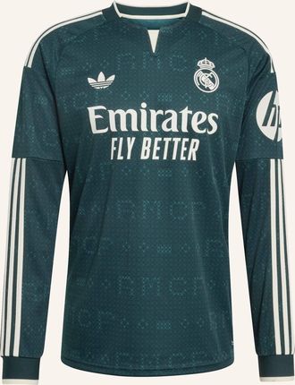 adidas Real Madrid 26/27 Ausw&auml;rtstrikot, Lang&auml;rmlig gruen