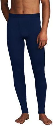 Lands End Thermaskin Lange Unterhose, Heat Edition, Herren, Gr&ouml;&szlig;e:44-46 regular, Blau, Elasthan/Polyester-Mischung, by Lands End