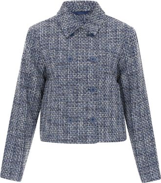 Dreimaster Dreimaster Jacke Frauen blau mehrfarbig