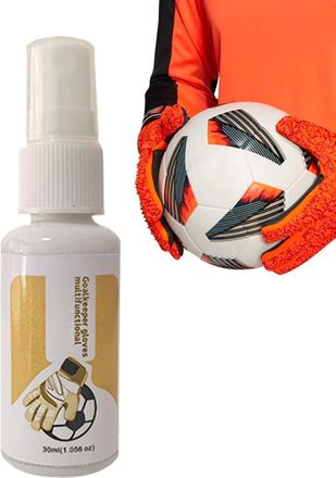 Generico Torwarthandschuh-Spray: 30 ml Griffverst&auml;rker, Sport-Klebel&ouml;sung, klebrige Formel mit einfacher Anwendung und dauerhafter Haftung, Premium-Fu&szlig;ball-Aus
