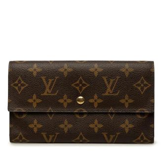 Louis Vuitton Porte Tresor International doccasion - Femme - Pre-owned - Brun - Taille: ONE Size