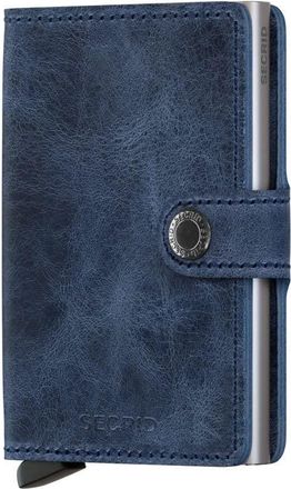 Secrid Kartenetui Miniwallet mit RFID-Schutz in der Farbe Blue in der Größe 6,5x10,2x2,1 cm, MV-Blue