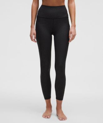 lululemon Legging Align taile haute avec poches pour Femmes - 64 cm - Noir - Taille 0