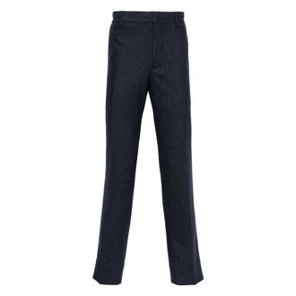 J.Lindeberg Blaue Twill Cash Flanell Freizeithose - - Trousers - Herren - Blau - XL