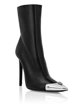 Philipp Plein Stiefel High Heels Mid Skull