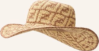 Fendi Strohhut beige