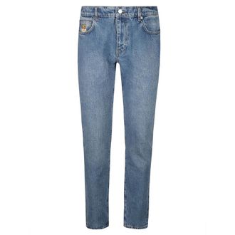 Moschino Teddy-Print Slim-Fit Jeans - - Jeans - Herren - Blau - 2XL