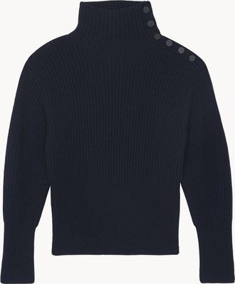 Kujten Pull cachemire col cheminée, 6 fils - Pull Skyler