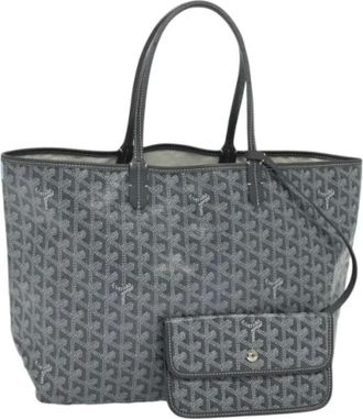 Goyard Pre-owned Cuir sacs-main - Femme - Pre-owned - Gris - Taille: ONE Size