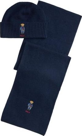 Polo Ralph Lauren Coffret bonnet et &eacute;charpe en laine m&eacute;lang&eacute;e