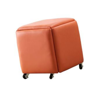 Generic Event-Klapphocker, 5-in-1-Nesting-Ottomane-W&uuml;rfelsitzset, Mehrzweck-Fu&szlig;hocker, for die Nutzung im Wohnzimmer, Balkon, Innenhof(Color 1,35x35x35cm)