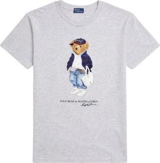 Polo Ralph Lauren Femme, Tops, Gris, Taille: 44 FR Classics Logo Tee