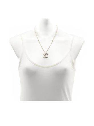 Chanel collier Coco Mark (1986-1988) - Argent