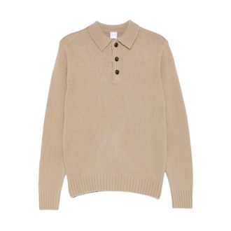 Aspesi Polohemd aus Baumwolle mit Perlmuttkn&ouml;pfen - - Tops - Herren - Beige - XL