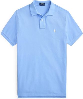 Ralph Lauren Piqu&eacute;-Poloshirt mit Logo-Stickerei, Custom Slim Fit in
