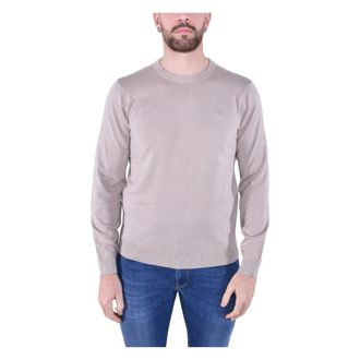 Sun 68 Homme, Pulls, Beige, Taille: 3XL Pull Basique &agrave; Manches Longues