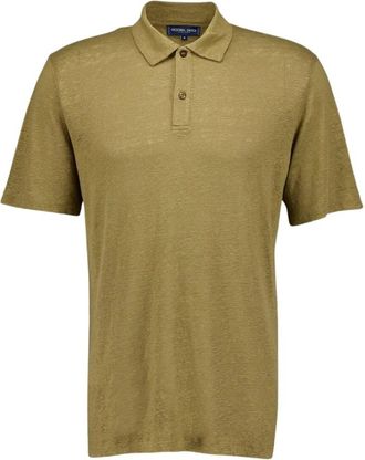 Frescobol Carioca Homme, Tops, Vert, Taille: XL Polo en lin Mello