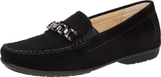 Sioux Femme Cortizia Mocassin, Schwarz, 38 EU