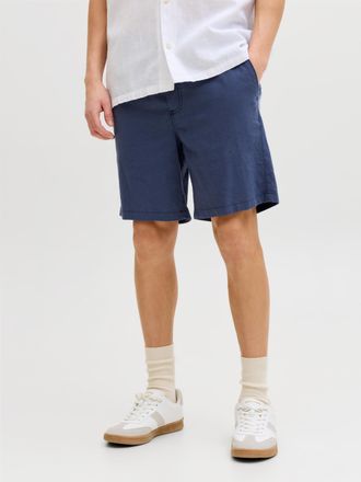 Jack & Jones Jogginghose JACK & JONES JPSTJAIDEN BREEZE JOGGER SHORT, Herren, Gr. XS, N-Gr, blau (sky captain detail:solid), Web, Obermaterial: 81% Baumwolle, 15% 