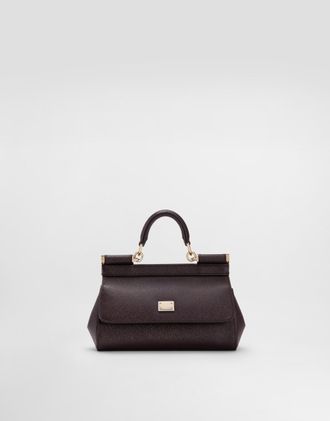 Dolce & Gabbana Henkeltasche Sicily Klein - Frau Handtaschen Violett Onesize