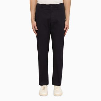 Department Five Regular blue navy cotton trousers