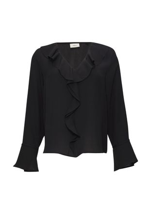 s.Oliver Black Label Damen 2153896 Bluse Langarm, 9999, 34