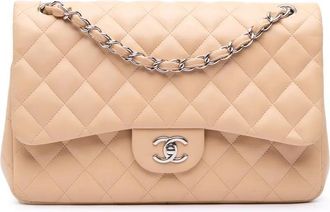 Chanel Hobo Bags - Jumbo Classic Lambskin Double Flap - Gr. unisize - in Braun - f&uuml;r Damen