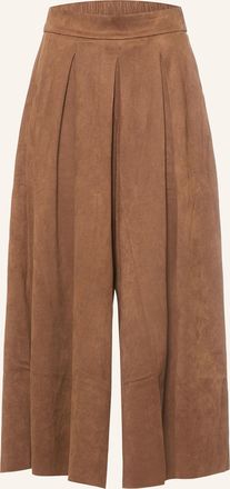 Betty Barclay Culotte In Lederoptik braun