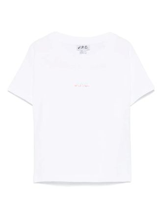A.P.C. x Asics t-shirt Cloud - Blanc