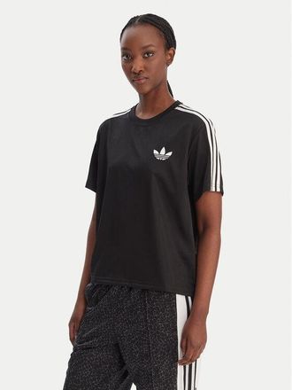 adidas T-Shirt Firebird KD5574 Schwarz Loose Fit