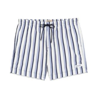 Woolrich Gestreifte Badeshorts - - Swimwear - Herren - Blau - S