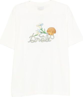 Dr&ocirc;le de Monsieur Homme, Tops, Blanc, Taille: L K-Ts303 T-shirt