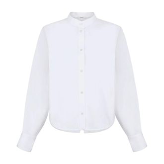 Givenchy Cocoon Cut-Out Hemd aus Popeline - - Blouses & Shirts - Damen - Wei&szlig; - XS