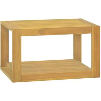 vidaXL Wand-Badschrank 60x45x35 cm Massivholz Teak - Vidaxl