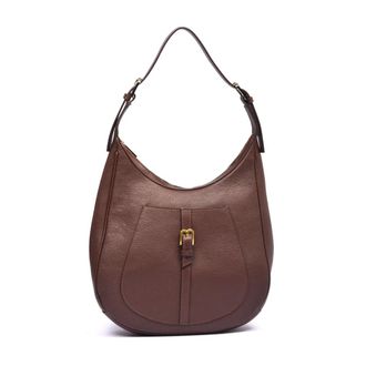 Baldinini Gek&ouml;rnte Leder Hobo Bag - - Bags - Damen - Braun - ONE SIZE
